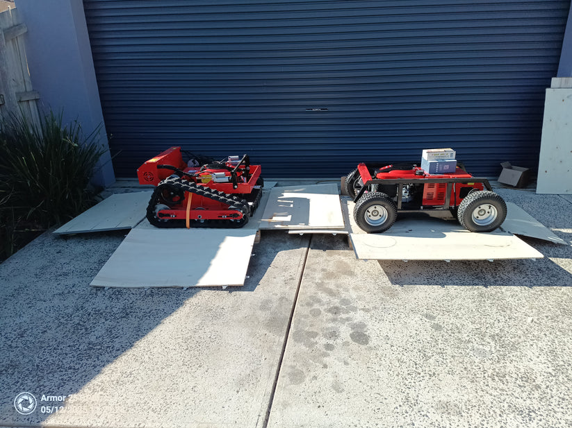 Cyclone RS 550mm 9Hp 4WD Remote Control Lawn Mower Australia | Rebel ...
